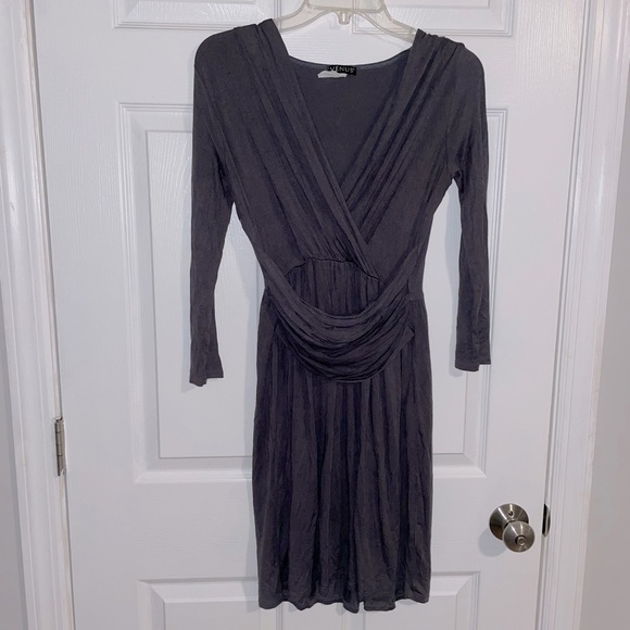 VENUS | Dresses | Venus Grey Long Sleeved Work Dress | Poshmark